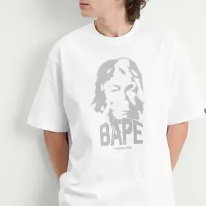 A BATHING APE Graphic T-shirt - White