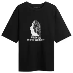 MELLOW CLO Slab T-shirt - Black