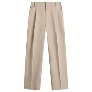 Jacquemus Cruising Cotton Linen Trouser - Beige