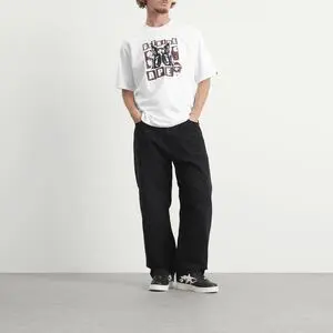 A BATHING APE Graffiti Logo T-shirt - White