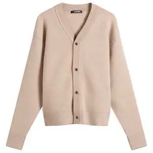Jacquemus Merino Wool Cardigan - Multi-beige