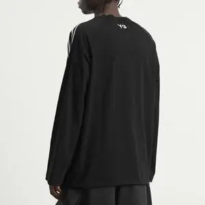 Y3 Distressed Long Sleeve T-shirt
