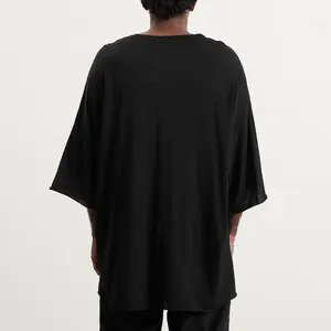 Rick Owens V Neck Tommy T-shirt - Black