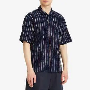 KARDO Ronen Embroidered Stripe Vacation Shirt