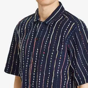 KARDO Ronen Embroidered Stripe Vacation Shirt