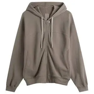 Rick Owens Slouchy Zip Hoodie In | Size: | 100% Cotton | End Clothing - Dust