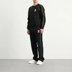 Casablanca Loopback Gradient Piping Raglan Sweatshirt