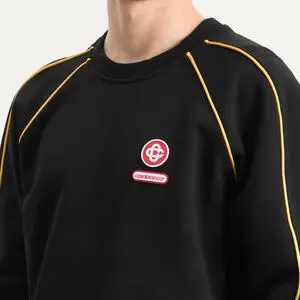 Casablanca Loopback Gradient Piping Raglan Sweatshirt