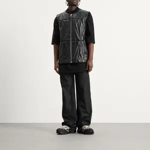 Rick Owens X Moncler Geocamo Flight Leather Vest