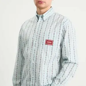 Drole De Monsieur Stripe Logo Shirt