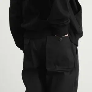 Rick Owens Dietrich Drawstring Pant - Black