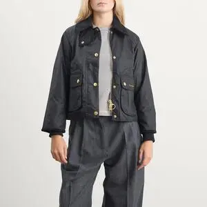 Barbour Cropped Beadnell Wax Jacket