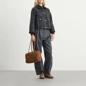 Barbour Cropped Beadnell Wax Jacket