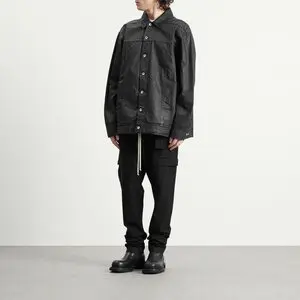 Rick Owens Jumbo Denim Worker Shirt