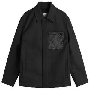 Casablanca Bonded Techno Wool Workwear Jacket - Black
