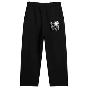 END. Devils Darts Team Straight Leg Sweatpant - Washed Black