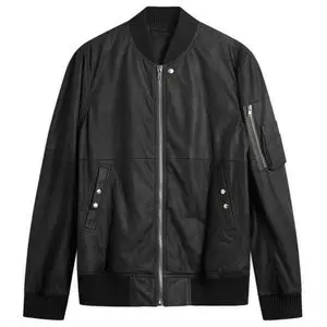 Rick Owens Classic Bomber Jacket - Black