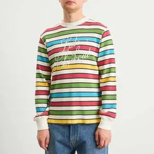 LATE CHECKOUT Script Waffle L/s Tee