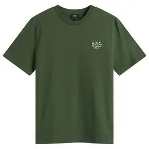 A.p.c. Rue Madame" Logo T-shirt - T Fonce/blanc