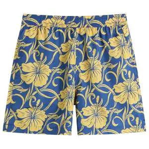 Drole De Monsieur Hibiscus Beach Shorts In | Size: | 100% Polyester | End Clothing - Navy