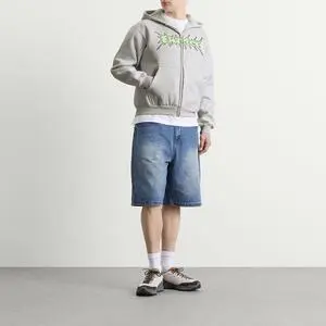 BUTTER GOODS Nail Logo Zip Hoodie