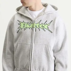BUTTER GOODS Nail Logo Zip Hoodie