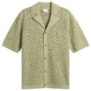 Drole De Monsieur Lace Knitted Shirt - Kaki