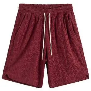 Drole De Monsieur Monogram Shorts - Wine