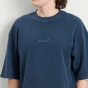 BOUND Acid Wash Organic Waffle T-shirt
