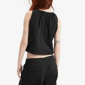 Good American Twill Parachute Bubble Top