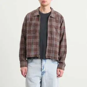 CORRIDOR Venice Plaid Zip Shirt