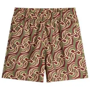 Drole De Monsieur Chain Link Monogram Swimsuit - Brown