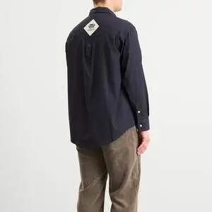 LATE CHECKOUT Pinstripe Western Shirt