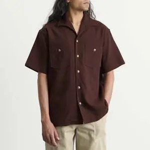 Drole De Monsieur Viscose Pocket Shirt