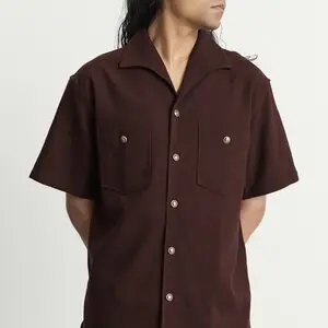 Drole De Monsieur Viscose Pocket Shirt