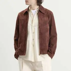 Drole De Monsieur D Mirror Zipped Leather Jacket