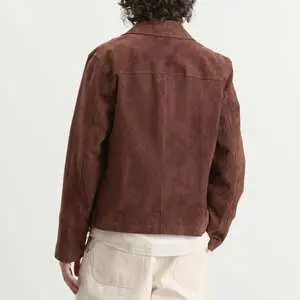Drole De Monsieur D Mirror Zipped Leather Jacket