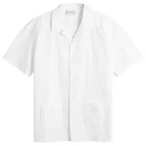 Drole De Monsieur Cuban Cotton Shirt - White