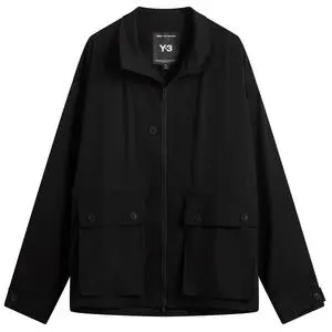 Y3 Zip Through Track Top - Black