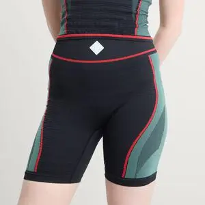 Casablanca Seamless Shorts - Black/mint