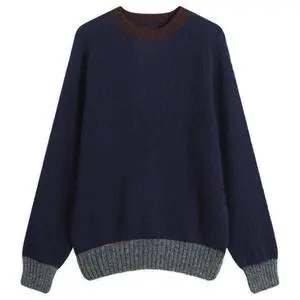 HOWLIN BY MORRISON Howlin' Captain Harry Contrast Trim Jumper