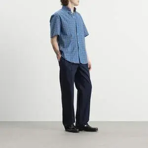Drole De Monsieur Short Sleeve Check Shirt