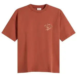 Drole De Monsieur Esquisse Slogan T-shirt - Red