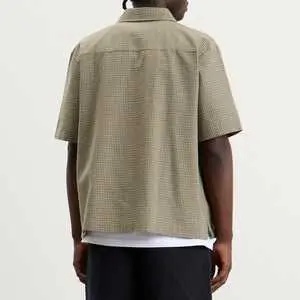BOUND Gingham Cropped Shirt