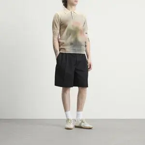 MAISON MARGIELA Knitted Cotton Polo Shirt