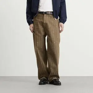 Drole De Monsieur Monogram Baggy Jeans