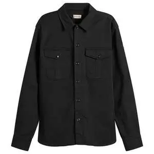 MONCLER Men's Moncler Cotton Gaberdine Over Shirt In | Size: Medium | Cotton/elastane | End Clothing