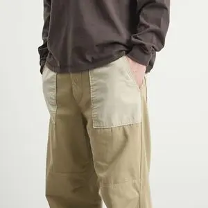 MAISON MARGIELA Cotton Contrast Workwear Trousers