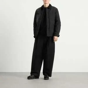 Junya Watanabe Oxford Leather Jacket In | Size: | Leather/eva | End Clothing