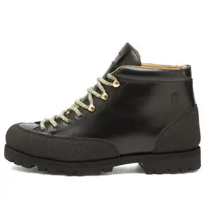 Drole De Monsieur X Paraboot Yosemite Leather Boot - Black